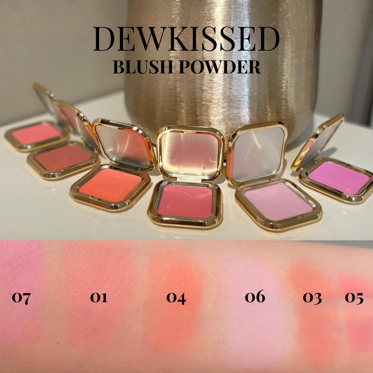 Dewkissed Blush Powder - Mineral-Rich Formula in 6 Shades | Neae Skin ...