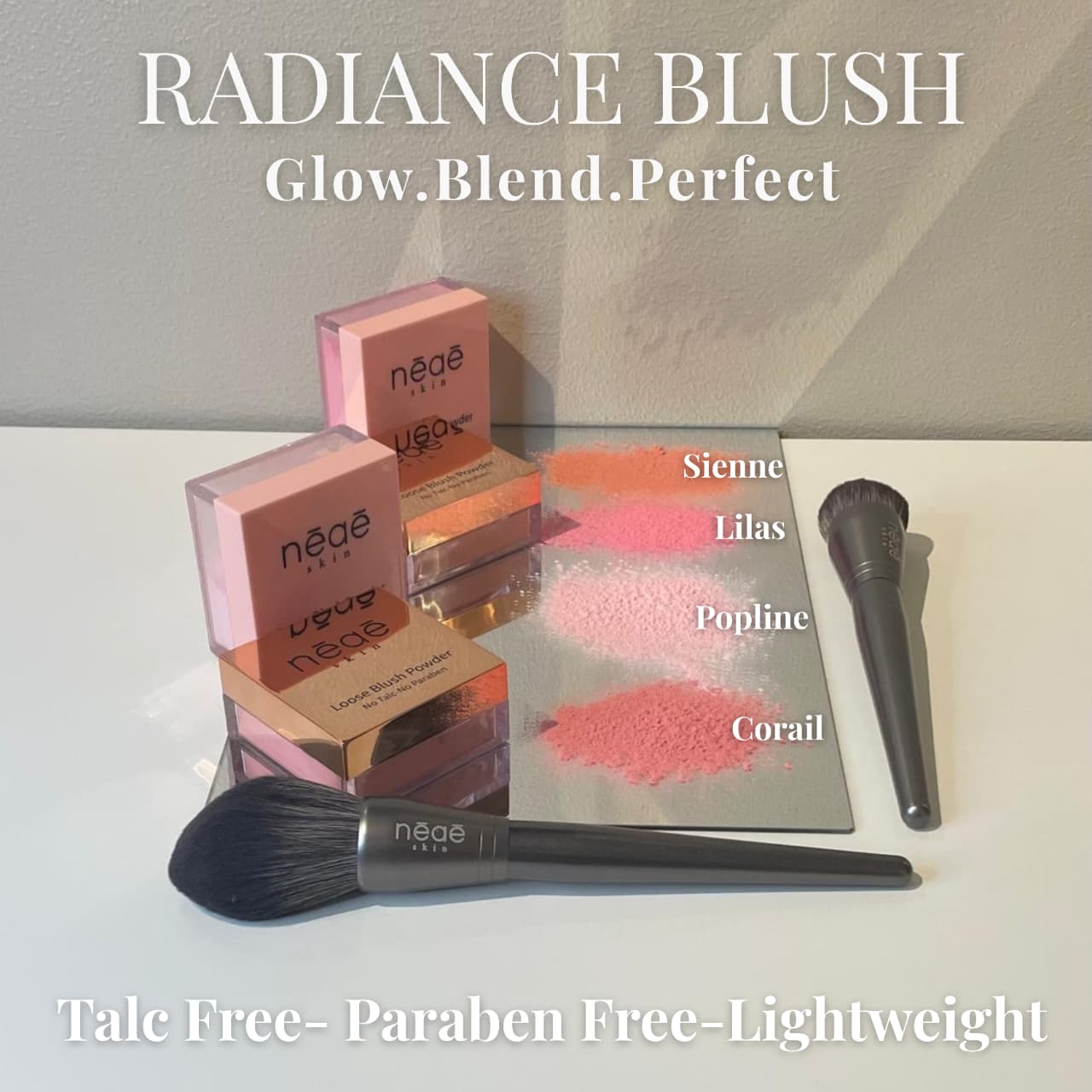 Loose Blush Powder – Talc-Free, Paraben-Free Hybrid Boron Nitride ...